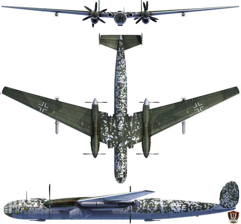 Messerschmitt Me 264 — Amerika Bomber – WT Info